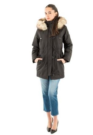 Only Onliris Parka Dhiver pour Lhiver Cc 2023 Otw Femme Manteau, Black/Detail:NATURE FUR, XS