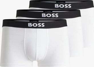 HUGO BOSS Lot de 3 boxers en coton m&eacute;lang&eacute;