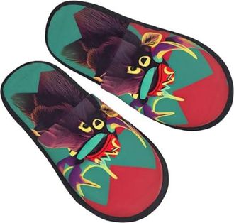 Generic Pantoufles Impression D&Eacute;lan Chaussures Respirantes Maison Chaussons Pour Homme Ext&eacute;rieur Chambre L