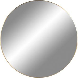 M&S Collection M&s - Miroir rond 100 cm en acier laiton