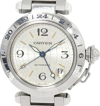 Cartier Montre Pasha C SS Pre-owned - Homme - Pre-owned - Gris - Taille: ONE Size