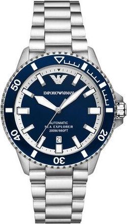 Emporio Armani Uhr Sea Explorer AR60079 Silberfarben