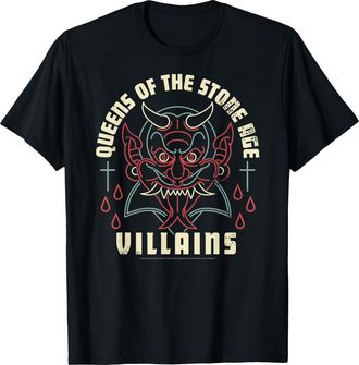 Queens Of The Stone Age Offizielles Queens of The Stone Age Villains Album Rock Band T-Shirt