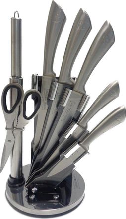 Royalty Line Knife Set, Edelstahl, grau/wei&szlig;
