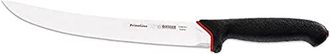 GIESSER seit 1776 - Made in Germany - Zuschneidemesser rutschfest PrimeLine, Klinge 22 cm, schwarz, scharfes Metzgermesser spülmaschinenfest, rostfrei