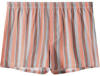 Generico Boxer pour homme &agrave; rayures respirantes, doux et &eacute;lastiques, mod&egrave;le innovant, sous-v&ecirc;tement respirant et amusant pour homme, en coton doux et arc-en-ci