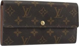 Louis Vuitton Portefeuille Long Pre-owned - Femme - Pre-owned - Brun - Taille: ONE Size