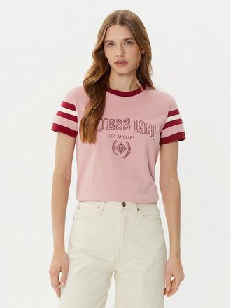 Guess T-Shirt V5RI00 KA260 Rosa Regular Fit