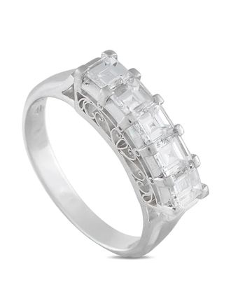 Luxury Bazaar bague en diamants - Argent
