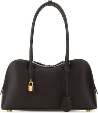 Stella McCartney Femme, Sacs, Brun, Taille: ONE Size Sac &agrave; bandouli&egrave;re en alter mat marron fonc&eacute;