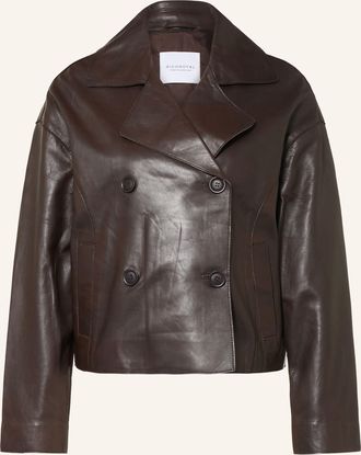 Rich & Royal Lederjacke braun