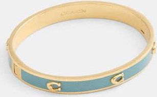 Coach Signature-Nieten-Armreif Mit Scharnierverschluss