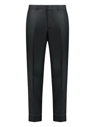 Brioni pantalon de costume en laine - Noir