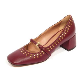A.Bocca Burgunder Studded Heels - - Shoes - Damen - Rot - 37 EU