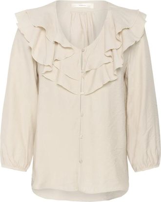 Inwear Femme, Blouses et Chemises, Beige, Taille: 48 FR Blouse AdeliaIW