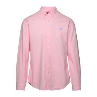 Polo Ralph Lauren Baumwollhemd mit spitzem Kragen - - Shirts - Herren - Rosa - XL
