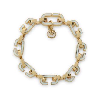 Casablanca Homme, Accessoires, Jaune, Taille: ONE Size Bracelet à maillons C en émail