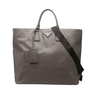 Prada Sacoche Saffiano Pre-owned - Femme - Pre-owned - Gris - Taille: ONE Size