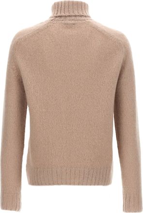 Tom Ford Mohair Blend Turtleneck Sweater - Beige
