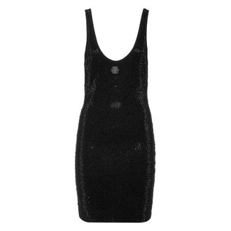 Philipp Plein Damen, Kleider, Schwarzk, SGr&ouml;&szlig;e