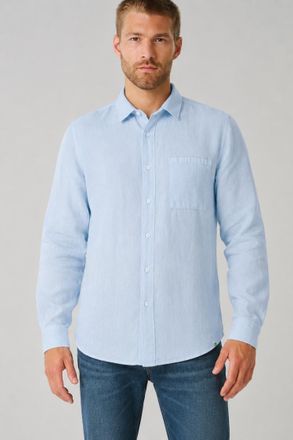 Hempage Hempage Herren vegan Hemd Regular Fit Hanf Rauchblau