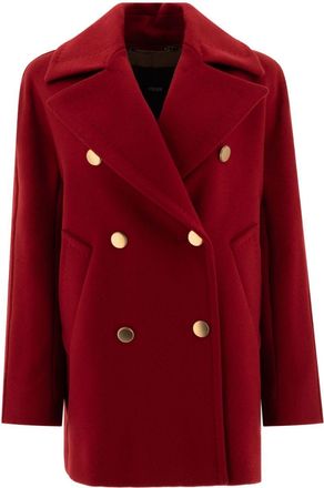 Max Mara Mantel aus Kaschmir - Rot