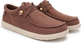Walk In Pitas | WP150 WALLABI Washed | Herren Mokassins | Flache Slipper f&uuml;r M&auml;nner | Slip on Loafer | Sneakers | Schlupfschuhe | Freizeitschuhe | Walkinpitas Schuh