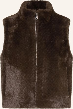 Cinque Cinque Kunstpelz-Weste Ciwarmy braun