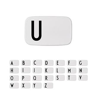 DESIGN LETTERS Buchstaben Brotdose für Kinder, Erwachsene A-Z | Lunchbox BPA frei | Lunchbox Erwachsene | Personalisierte Geschenke | Ideal als Snackbox, Frühstücksb