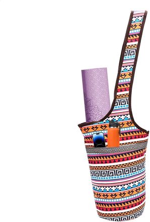 Generic Yogatasche F&uuml;r Matte -Gro&szlig;e Mat Yoga Tragetaschen, Yogatasche | Fitnesszubeh&ouml;r, Breiter elastischer Schultergurt, Verschiedene Taschen F&uuml;r Frauen M&auml;nn