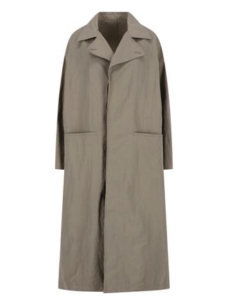 Gucci Trenchcoat Aus Verwaschenem Mattem Nylon