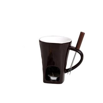 Generic Tasse &agrave; fondue au chocolat avec fourchettes, tasse &agrave; fondue pour desserts au chocolat chaud, tasse &agrave; fondue pour soir&eacute;es confortables et amateurs de d