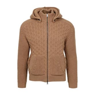 Tagliatore Aspen Kapuzensweater - - Knitwear - Herren - Braun - L