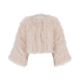 Yves Salomon Faux Fur & Shearling Vestes - Femme - Vestes - Rose - Taille: 36 FR