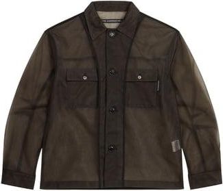 Andersson Bell Chemise transparente &agrave; col classique