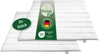 Dreamstar Eco 2er Set Sommer Bettdecken | leichte Steppdecken ideal f&uuml;r den Sommer | waschbar 60 Grad | Allergiker geeignet | 100% Mikrofaser | &Ouml;ko-TEX | Sommer