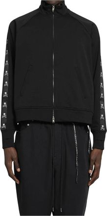 MASTERMIND WORLD Homme, Vestes, Noir, Taille: M Veste de surv&ecirc;tement &agrave; bandes lat&eacute;rales