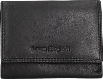 Laura Biagiotti Kompakte Ledergeldb&ouml;rse - - Accessories - Damen - Schwarzk - ONE SIZE