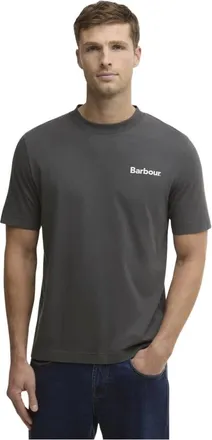 Barbour Homme, Tops, Gris, Taille: 2XL Packling Graphic T-Shirt