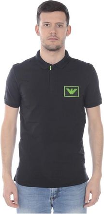 Emporio Armani Homme, Tops, Noir, Taille: M Polo