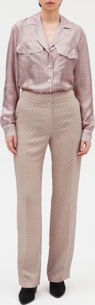 Claudie Pierlot Chemise soie rose poudr&eacute;