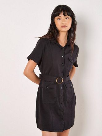 Apricot Minikleid Cargo-Kleid (2-tlg) mit Schnalle