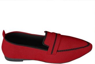 Generic Chaussures plates d&eacute;contract&eacute;es &agrave; bout pointu pour femme - Couleur unie - Respirantes - Tendance - Classique - Confortable - &Agrave; enfiler - Chaussures de