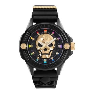 Philipp Plein Homme, Accessoires, Noir, Taille: ONE Size The $kull Ecoceramic 44mm