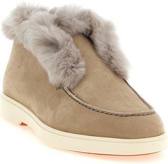 Santoni Desert Ankle Boot - Beige
