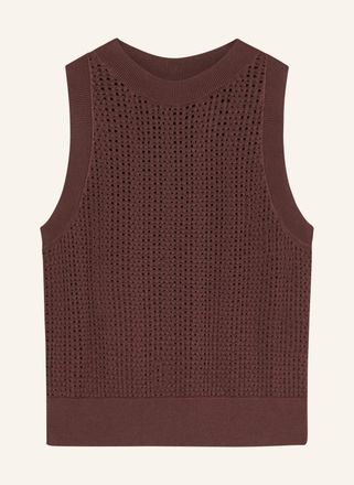 HUGO BOSS Stricktop Fassia braun