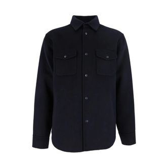 Aspesi Seiden- und Nylonhemd - - Shirts - Herren - Blau - L