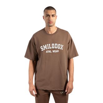 Smilodox Herren T-Shirt Kayson - Locker geschnittenes Oversize Shirt mit Retro Frontprint, bequemem Rundhalsausschnitt und weichem Material f&uuml;r modernen Street