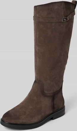 Tamaris Stiefel aus Rindvelours mit Rei&szlig;verschluss