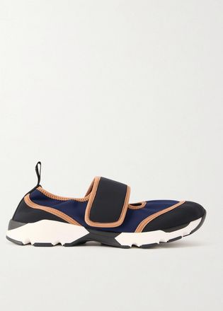 Marni Mary-jane-sneakers Aus Scuba - Mehrfarbig